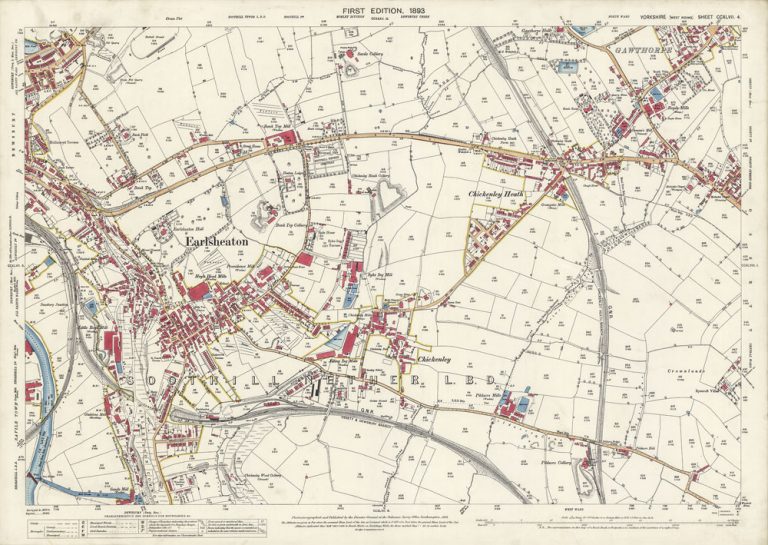 1893/4 OS 25inch Maps of Dewsbury and the surrounding areas. - Dewsbury ...